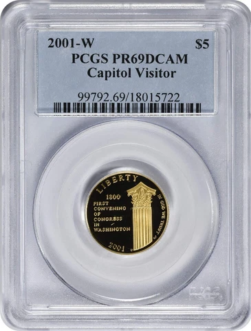 2001 US Modern Gold Commemorative Coins - HiCollectors