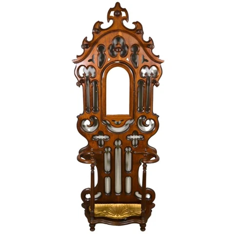 Antique Victorian Hall Trees - HiCollectors