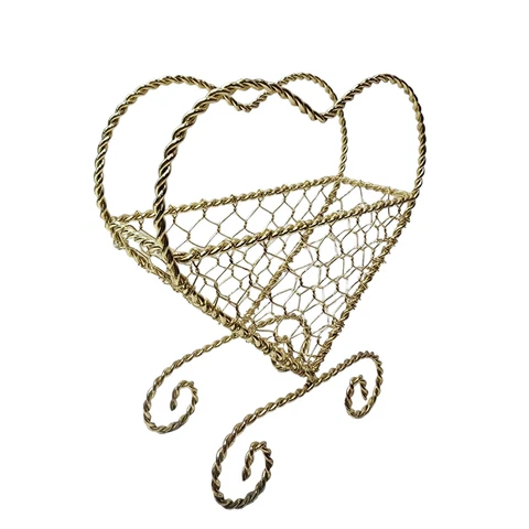 Antique Heart Wire Baskets - HiCollectors
