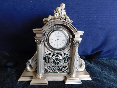 Antique Silver Desk Clocks - HiCollectors