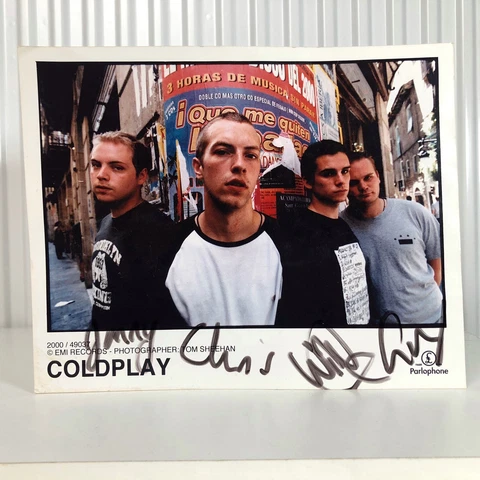 Coldplay Autographs - HiCollectors